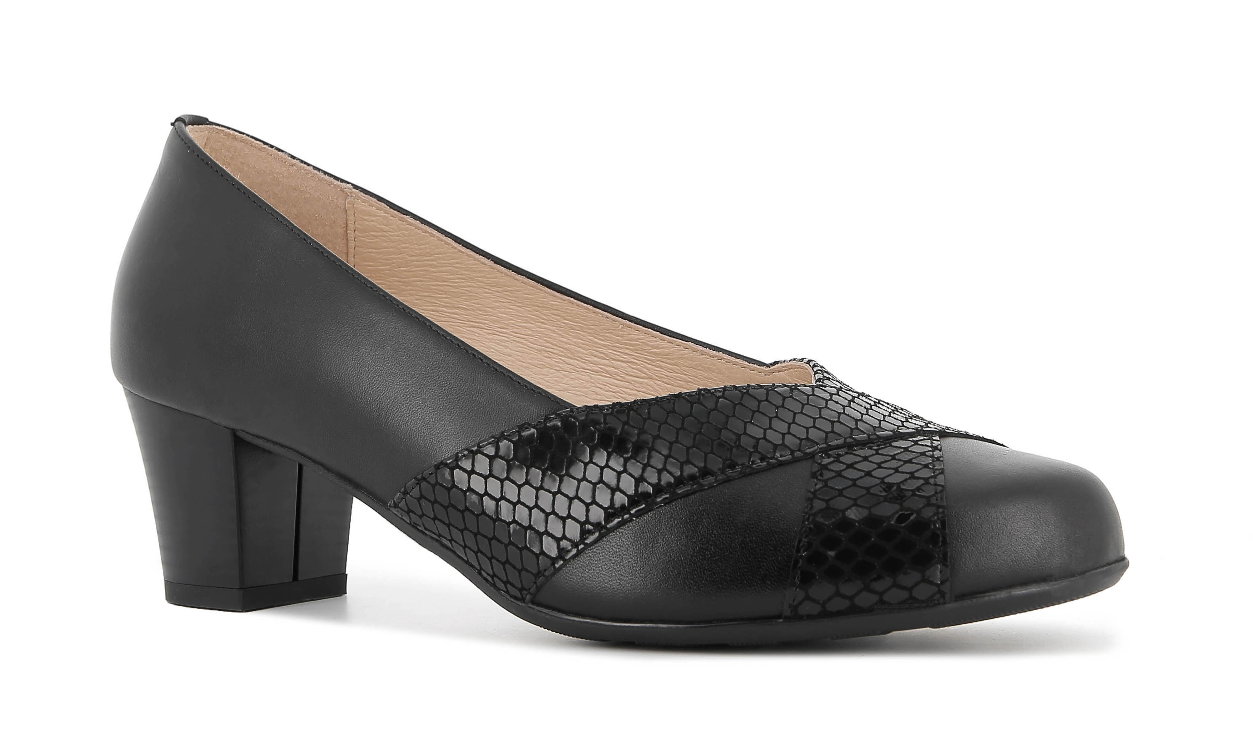 Trendi udobne kožne ženske salonke Alpina